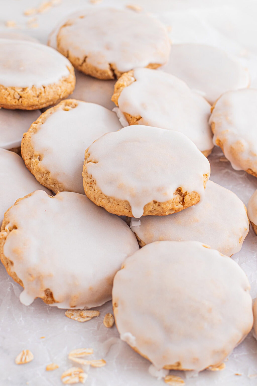 Iced Oatmeal Cookies - Princess Pinky Girl
