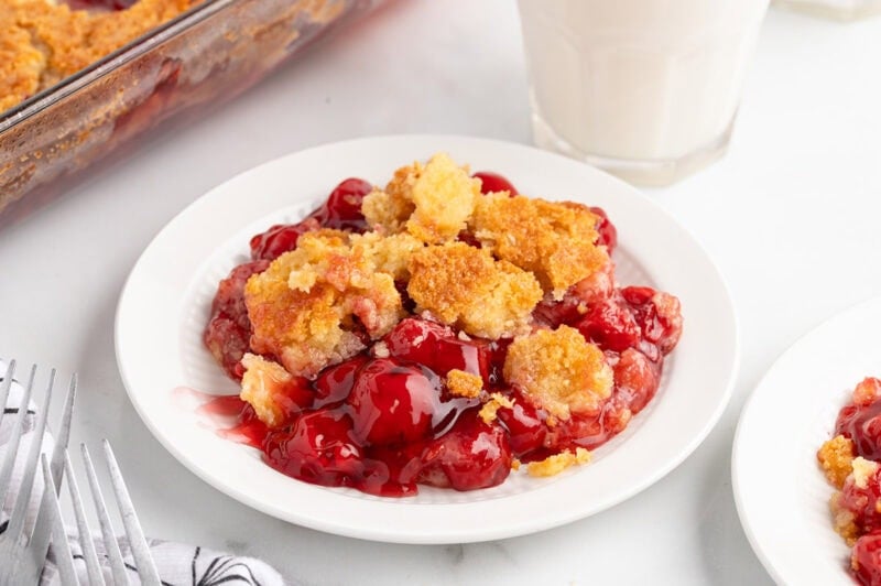 Cherry Dump Cake Recipe (+Video) - Princess Pinky Girl
