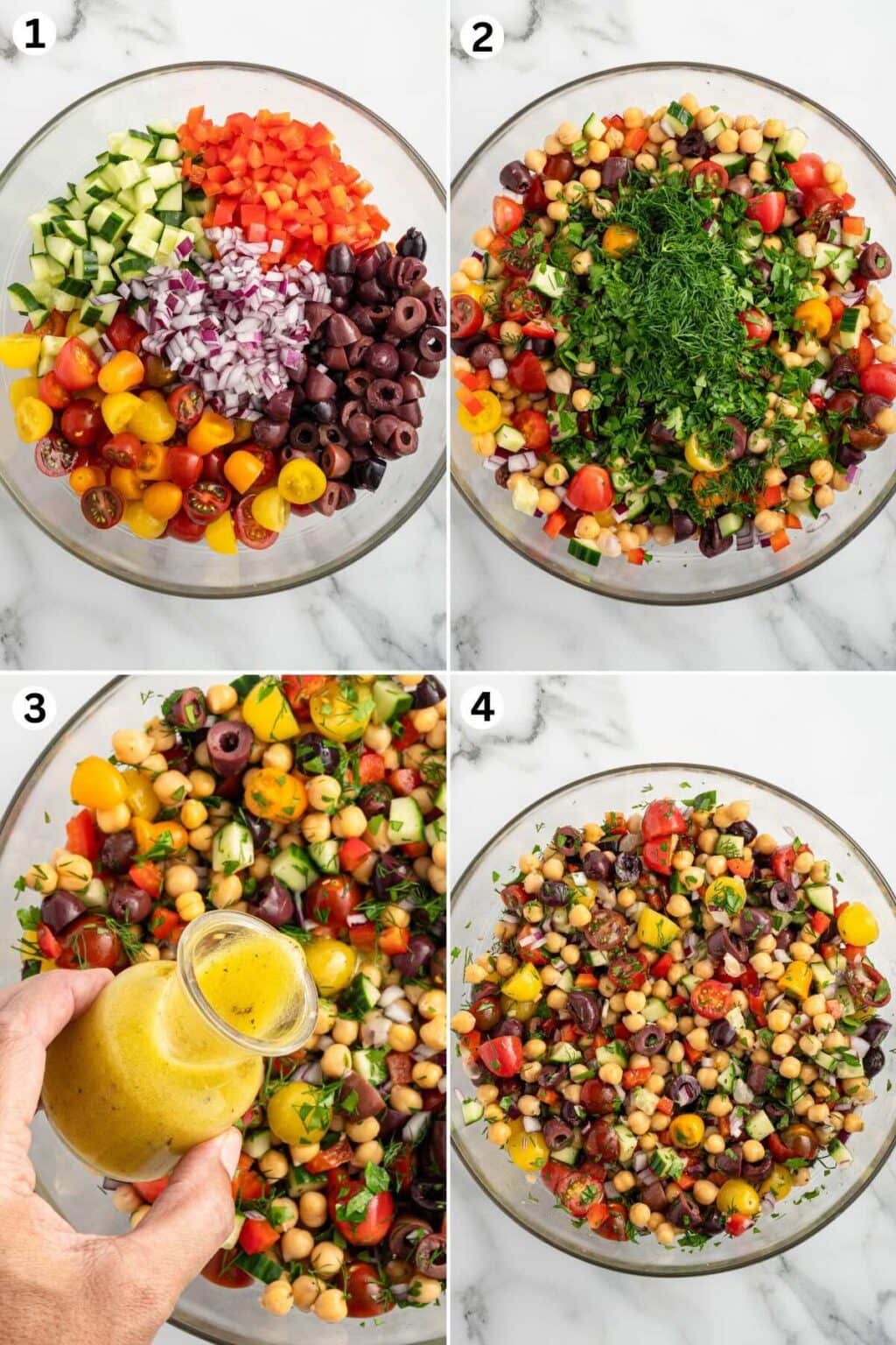 Chickpea Salad - Princess Pinky Girl