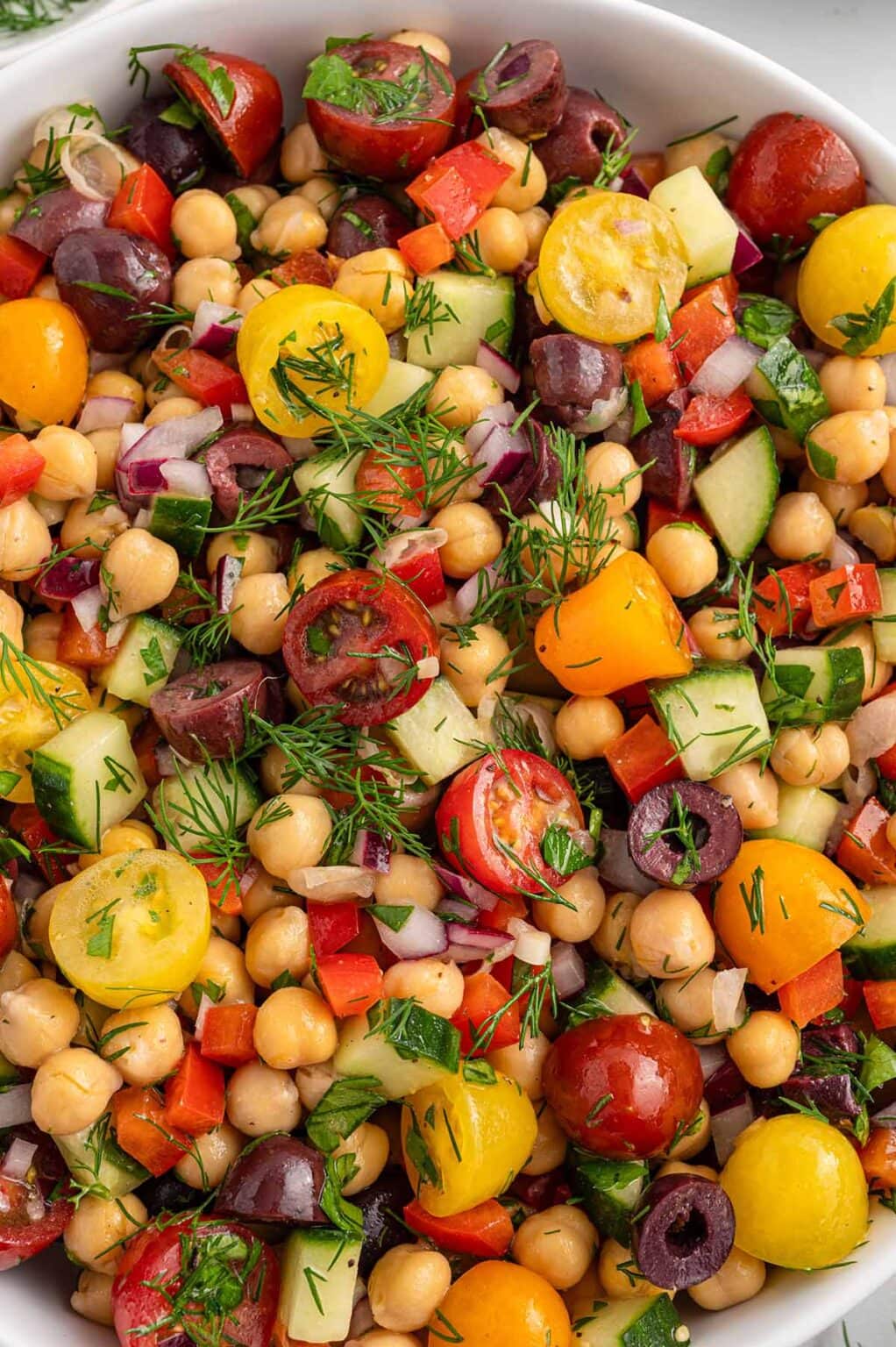 Chickpea Salad - Princess Pinky Girl