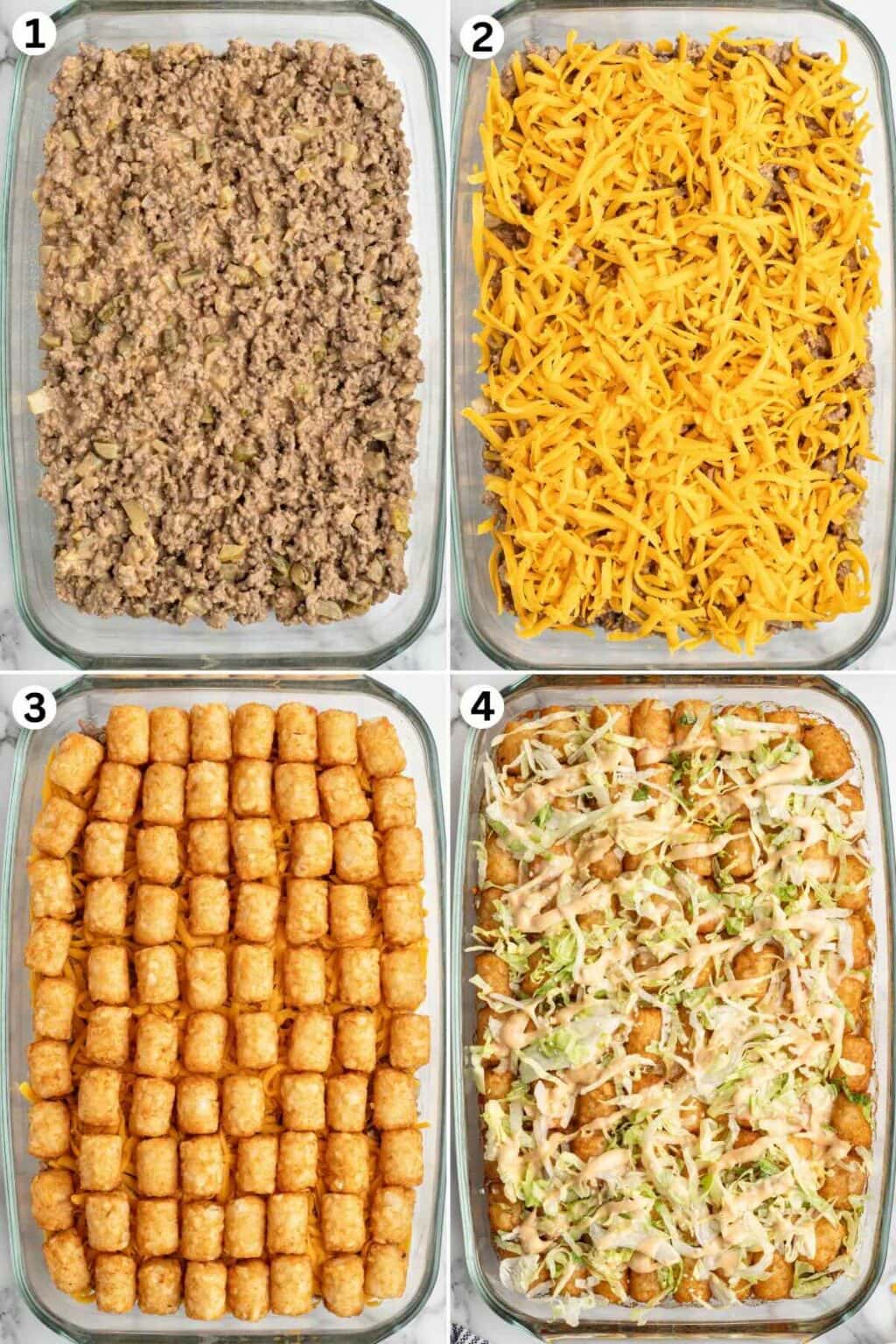 Big Mac Tater Tot Casserole - Princess Pinky Girl