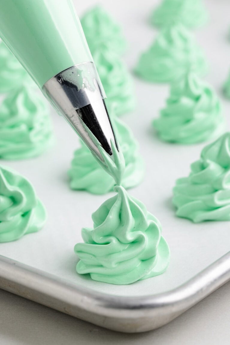 Meringue Christmas Trees - Princess Pinky Girl